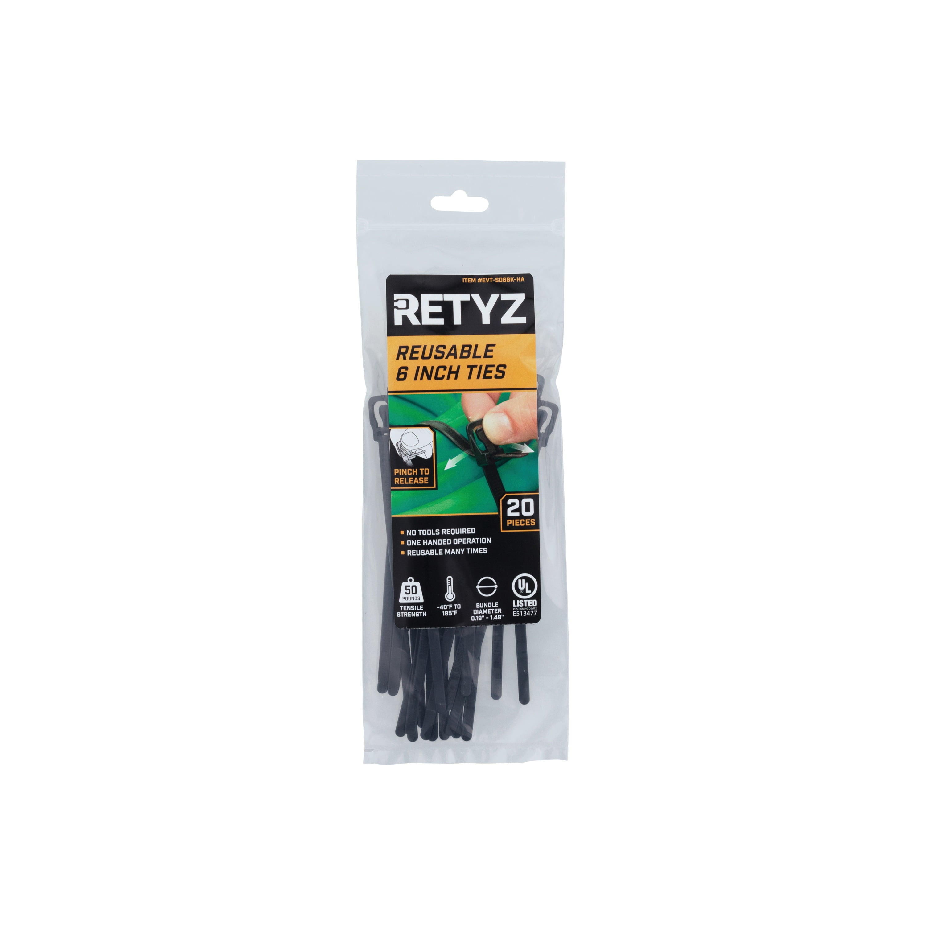 Nylon Cable Tie - Pack of 4 - Walmart.com