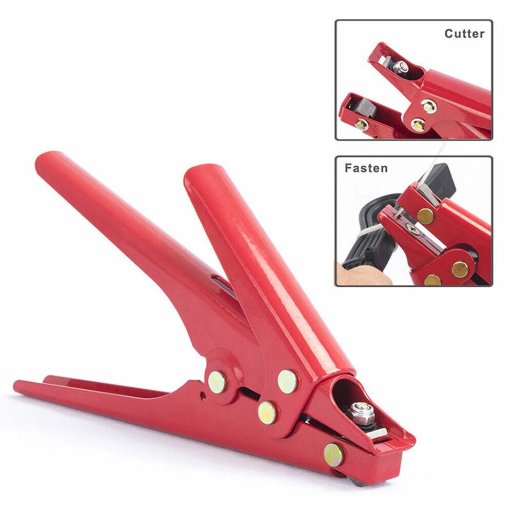 Nylon Cable Zip Tie Tension Belt String Strap Tightener Cutter Gun ...