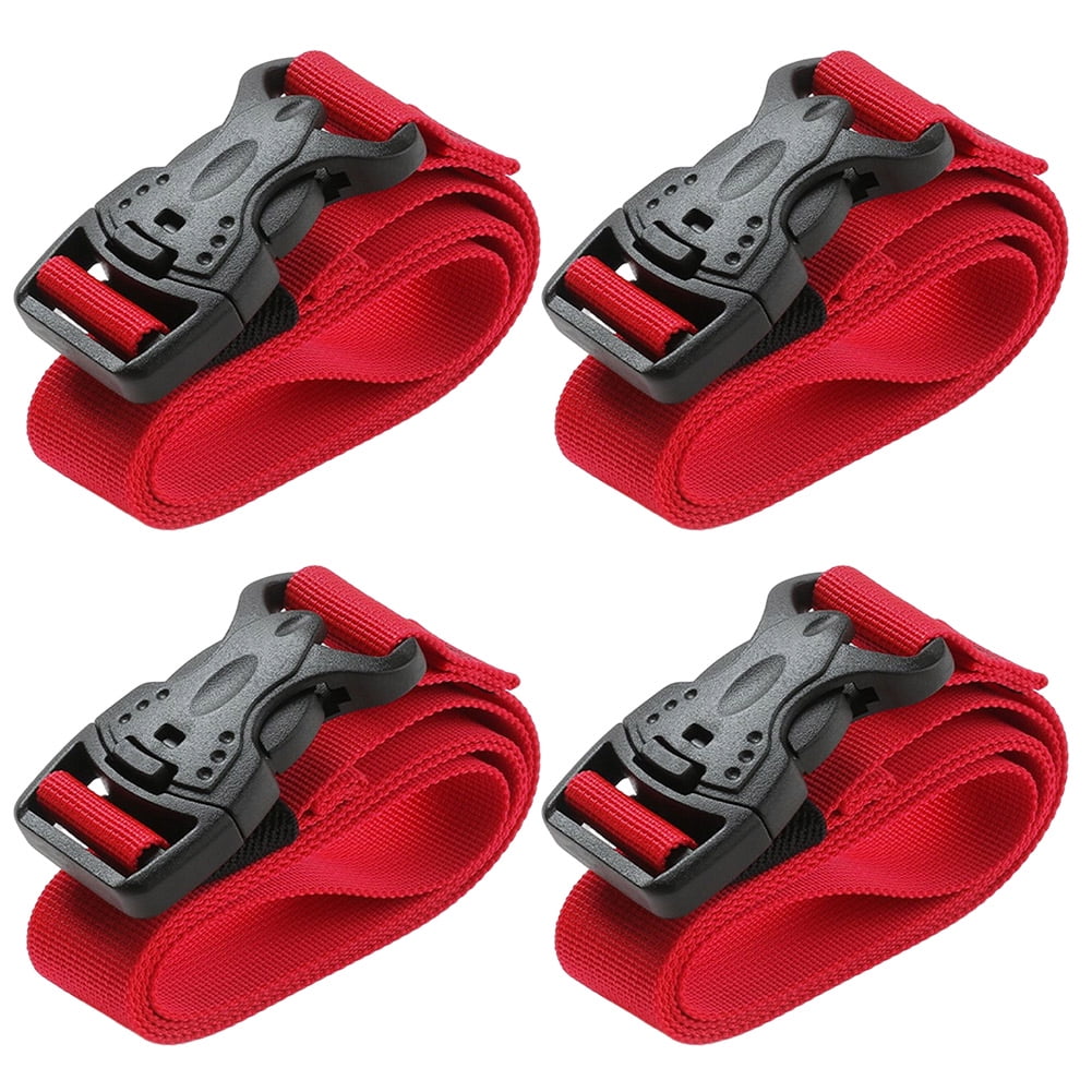 Nylon Cargo Strap Luggage Fastener Belt Quick Release Buckle (100cm 4 ...