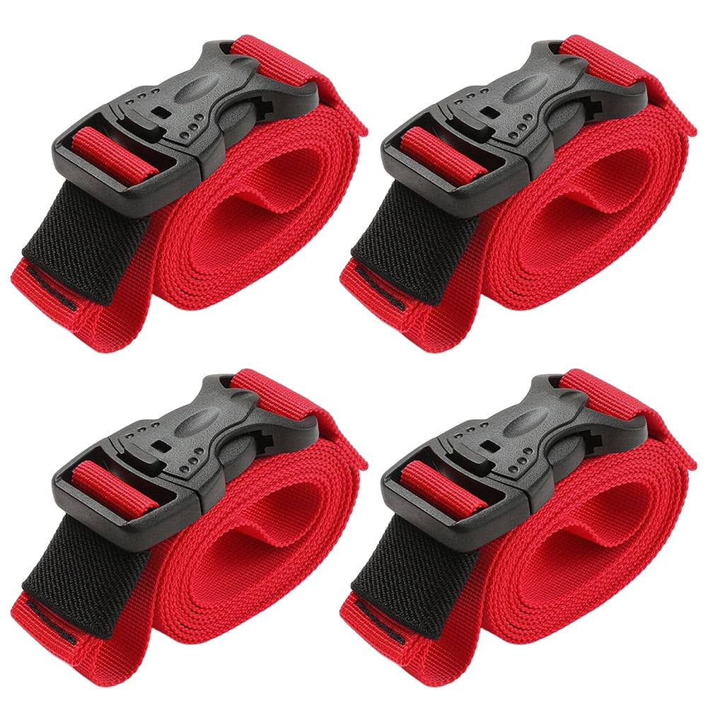 Nylon Cargo Strap Luggage Fastener Belt Quick Release Buckle (150cm 4 ...