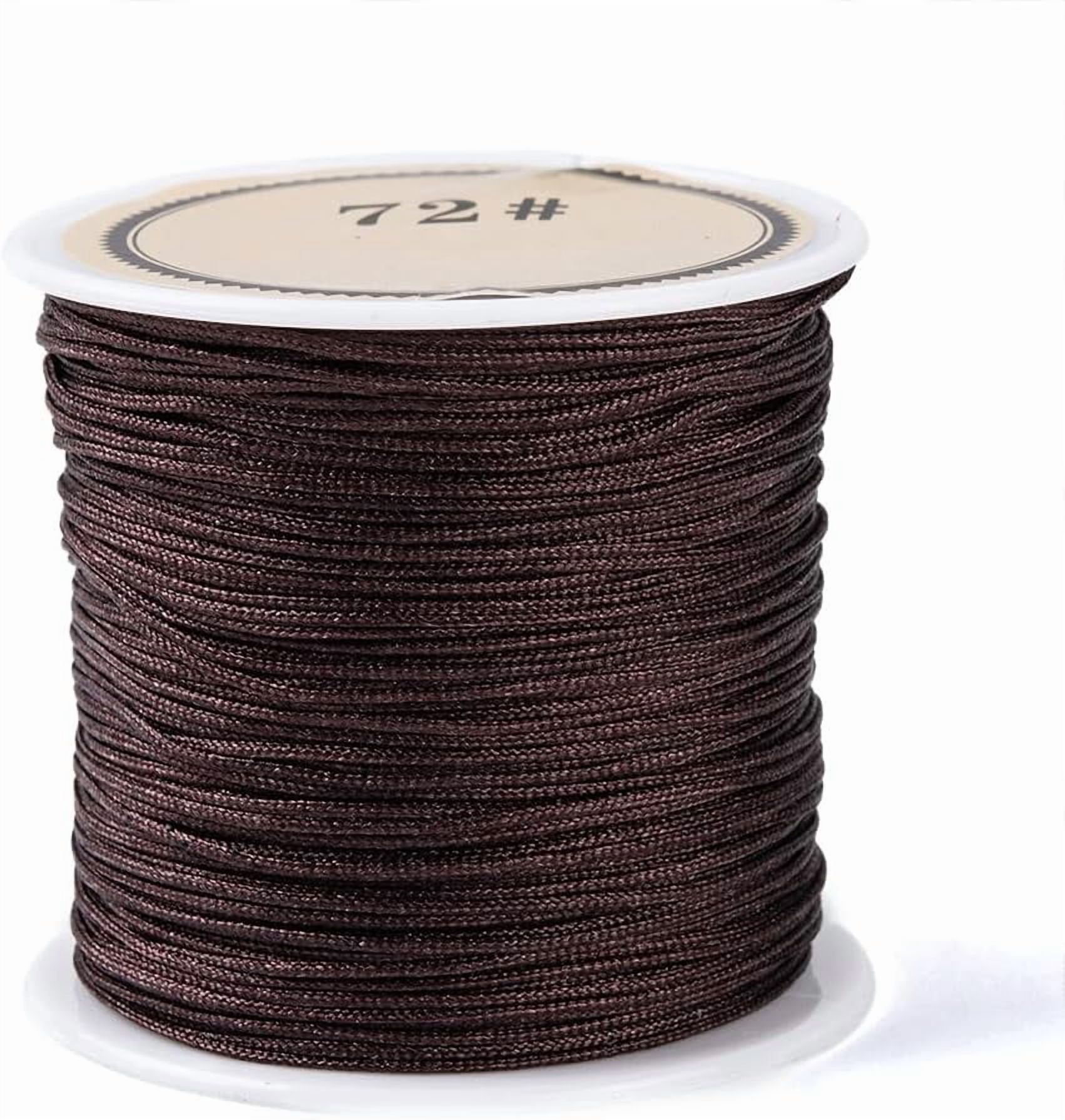 Nylon Chinese Knot Cord Nylon Jewelry Cord for Jewelry Making Coffee 0 ...