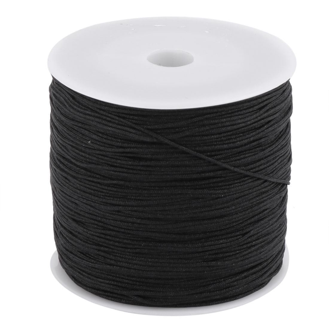 Unique Bargains Nylon Chinese Knot Cord String, Black 0.8mm, 110 Yards ...