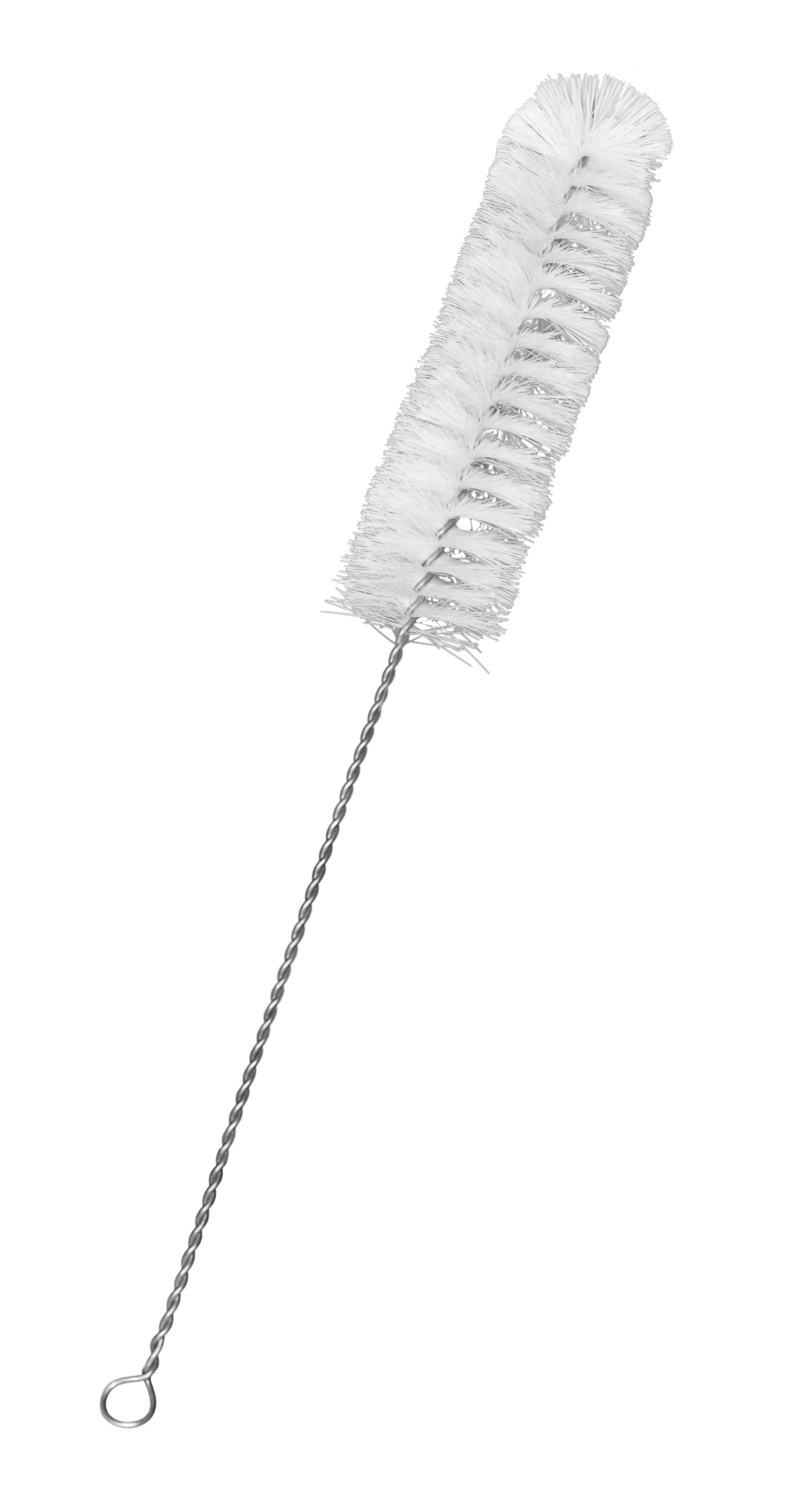 Nylon Cleaning Brush with Fan-Shaped End, 15" - Twisted Stainless Steel ...