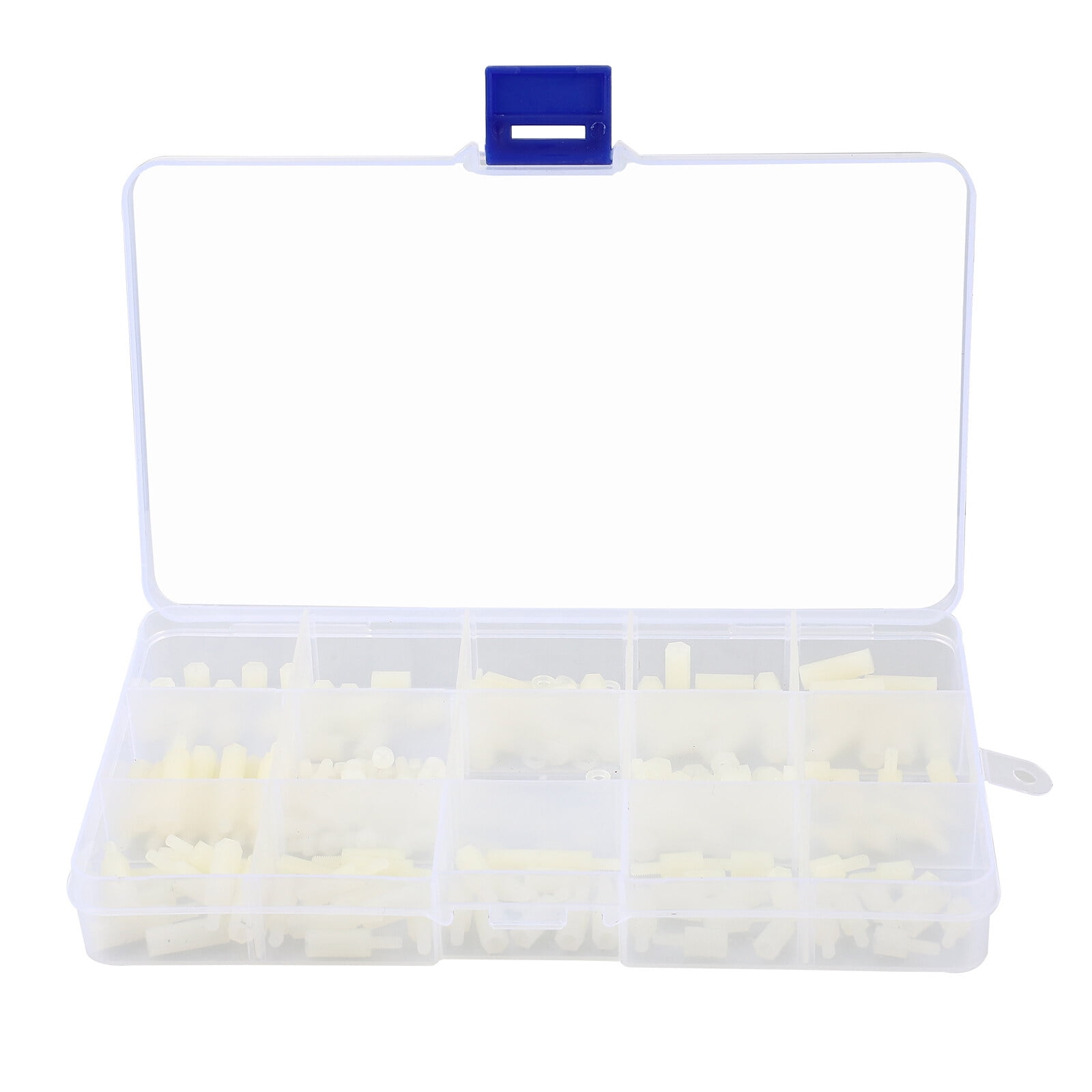 NIAIZEK White Plastic Screw and Nut Set for DIY Projects 270pcs Simple ...