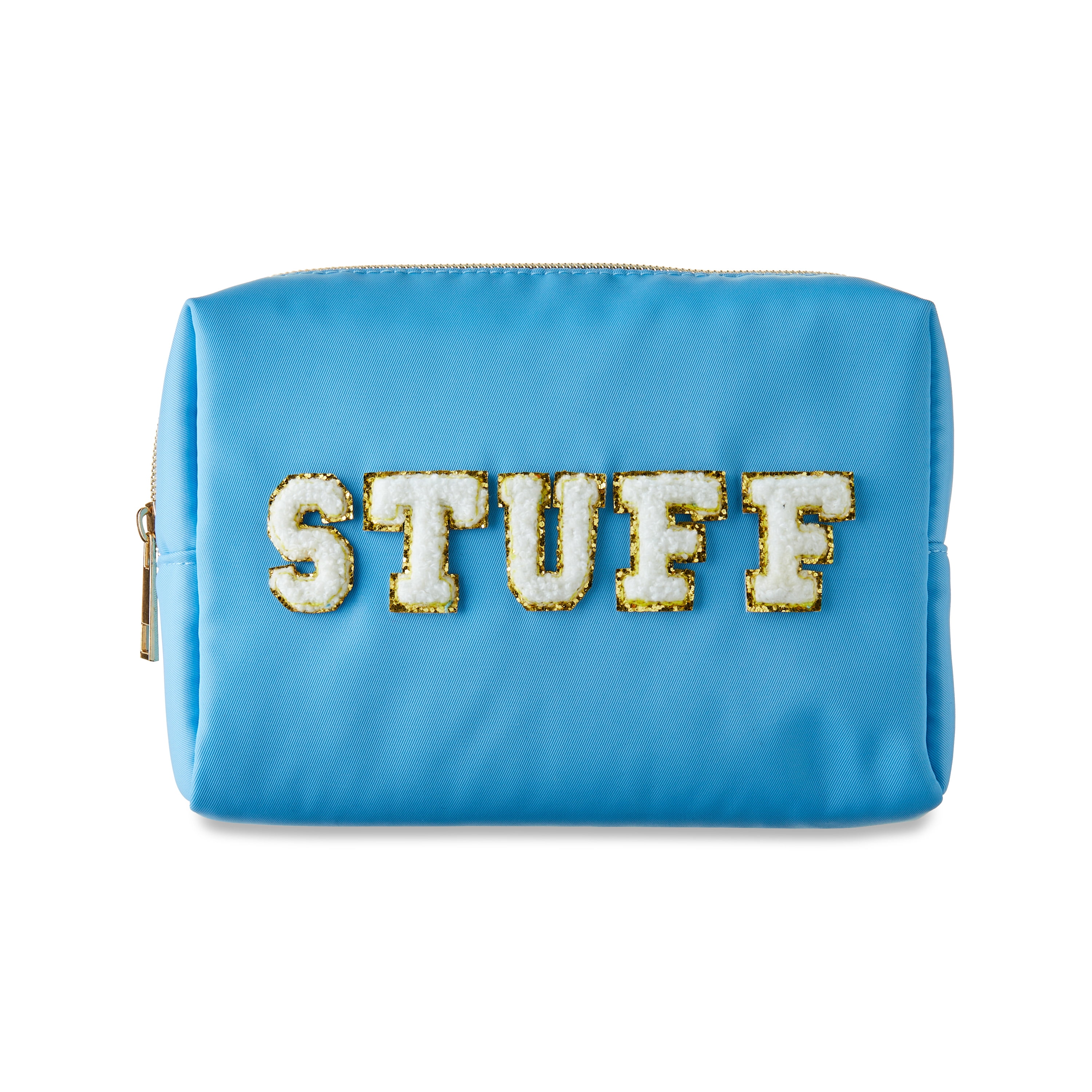 Nylon Cosmetic Bag, Blue Stuff - Walmart.com