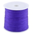 Nylon DIY Craft Braided Chinese Knot Bracelet Cord String Rope Purple ...