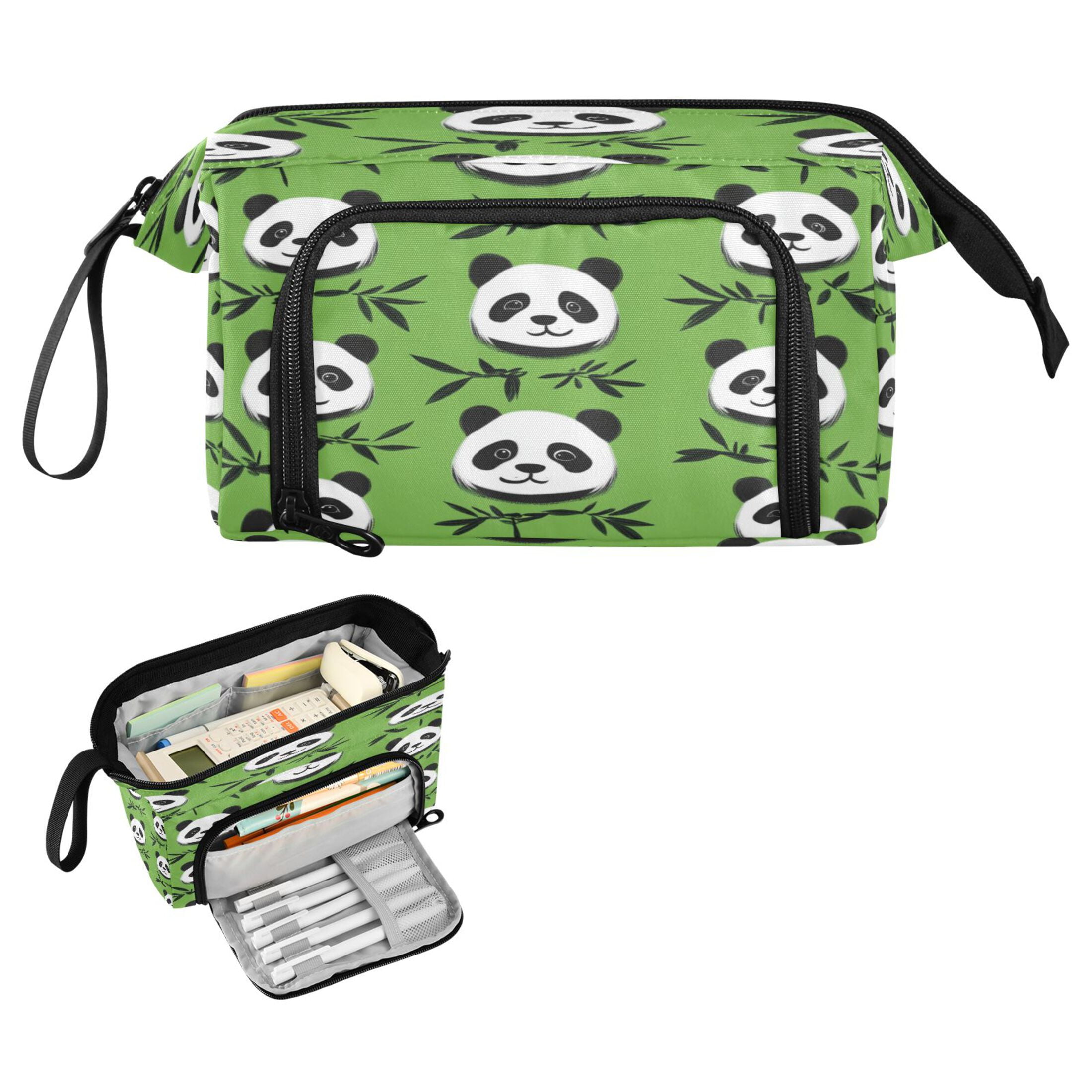 Nylon Fish Mouth Pencil Case with Large Capacity Zipper Pencil Pouch ...