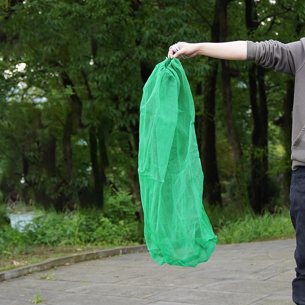 Nylon Fishing Net Bag Foldable Thread Collapsible Fish Cage H4 New ...