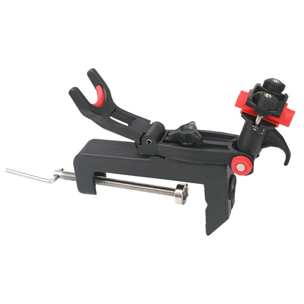 Nylon Fishing Rod Holder for Sea Boat Adjustable Support Tool in Black ...