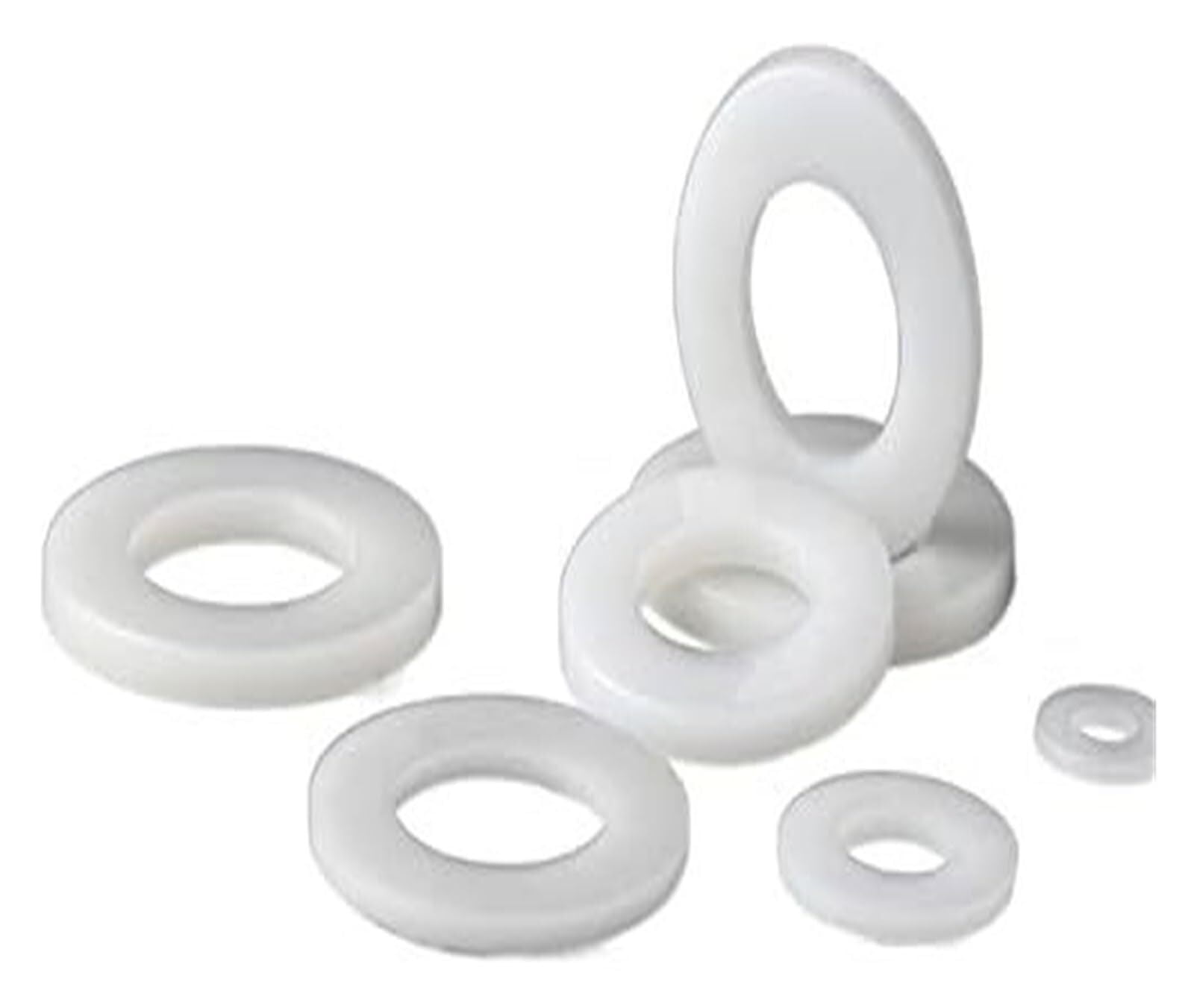 Nylon Flat Washers, Flat Washers Nylon Flat Washer White and Black ...