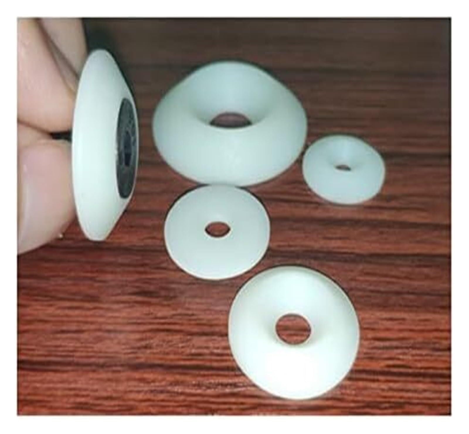 Nylon Flat Washers, Flat Washers 50 Pcs, M3 M4 M5 M6 M8 Conical Washer ...