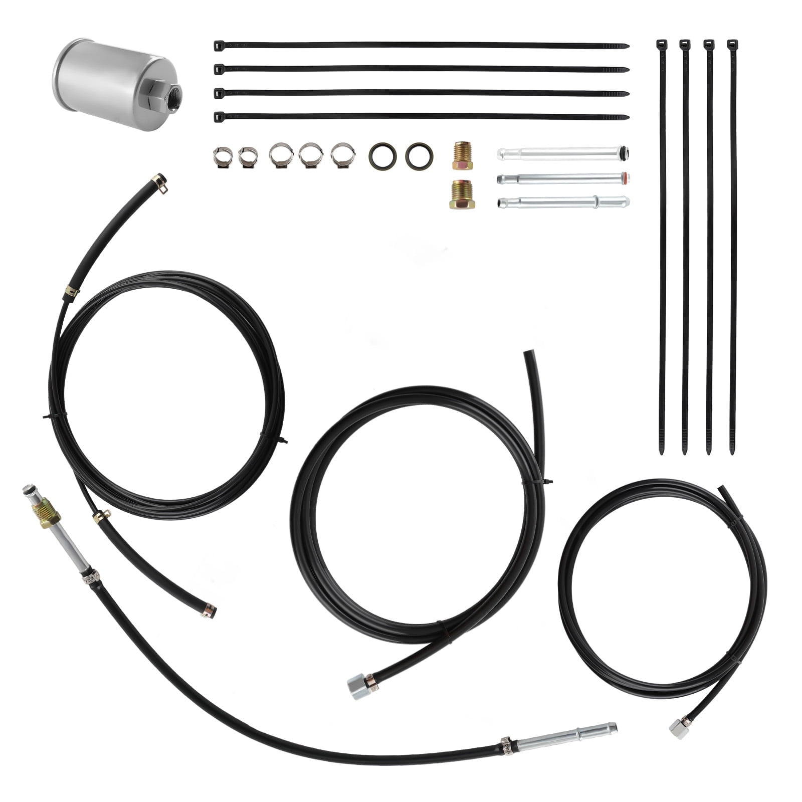 Nylon Fuel Line Replacement Kit For Chevrolet GMC 1988-97 NFR0013 Black ...