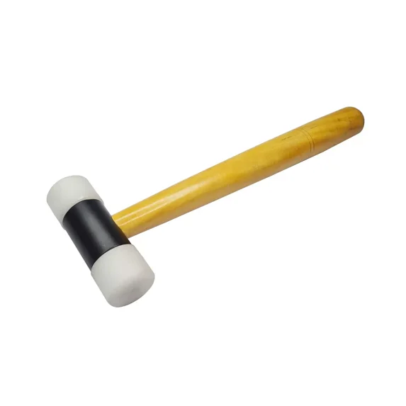 Nylon Hammer 1-1/4" Face with Wooden Handle for Jewelry Making Forming ...