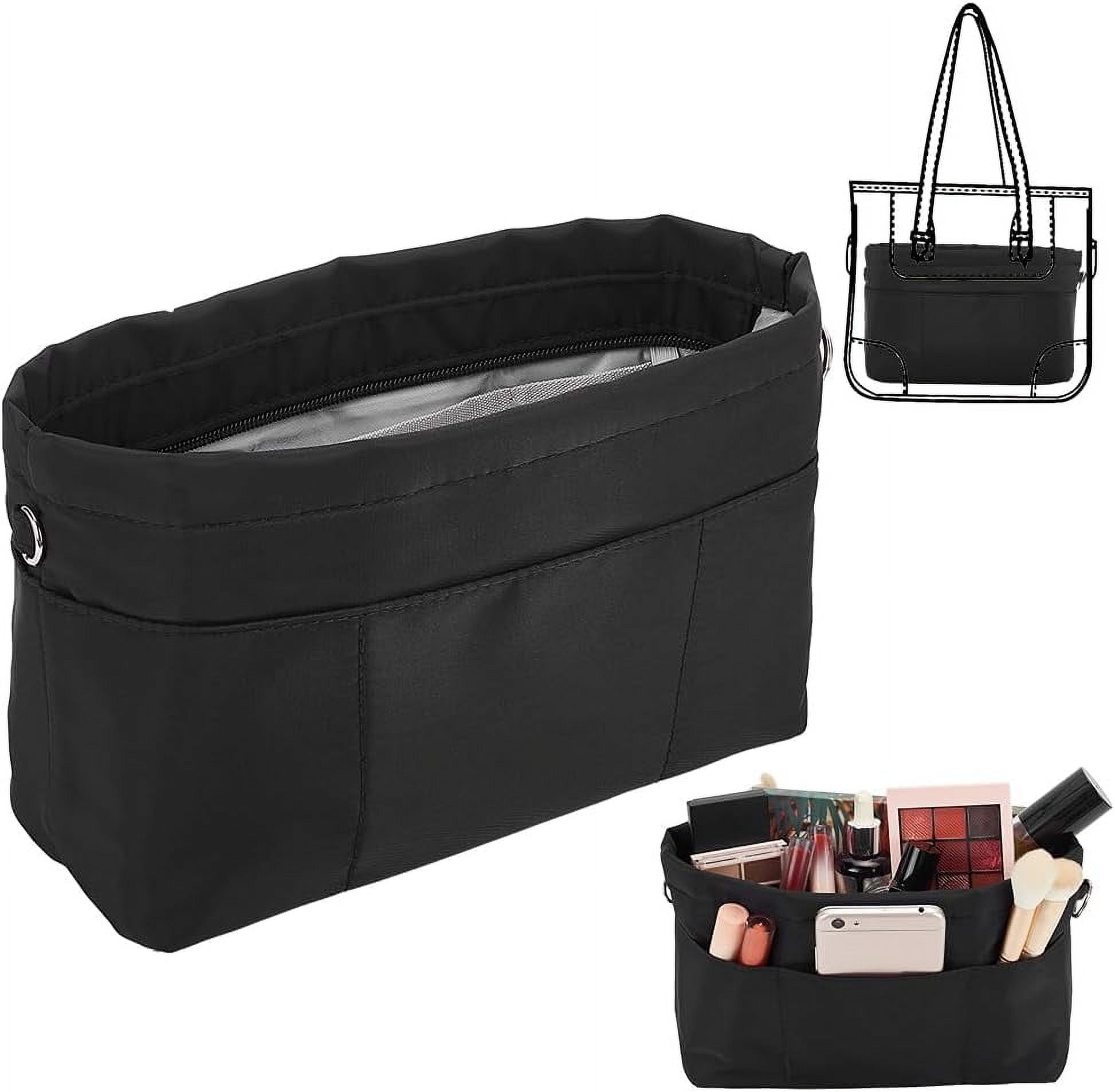 Nylon Handbag Organizer Insert Tote Bag Organizer Insert Multi-Pocket ...