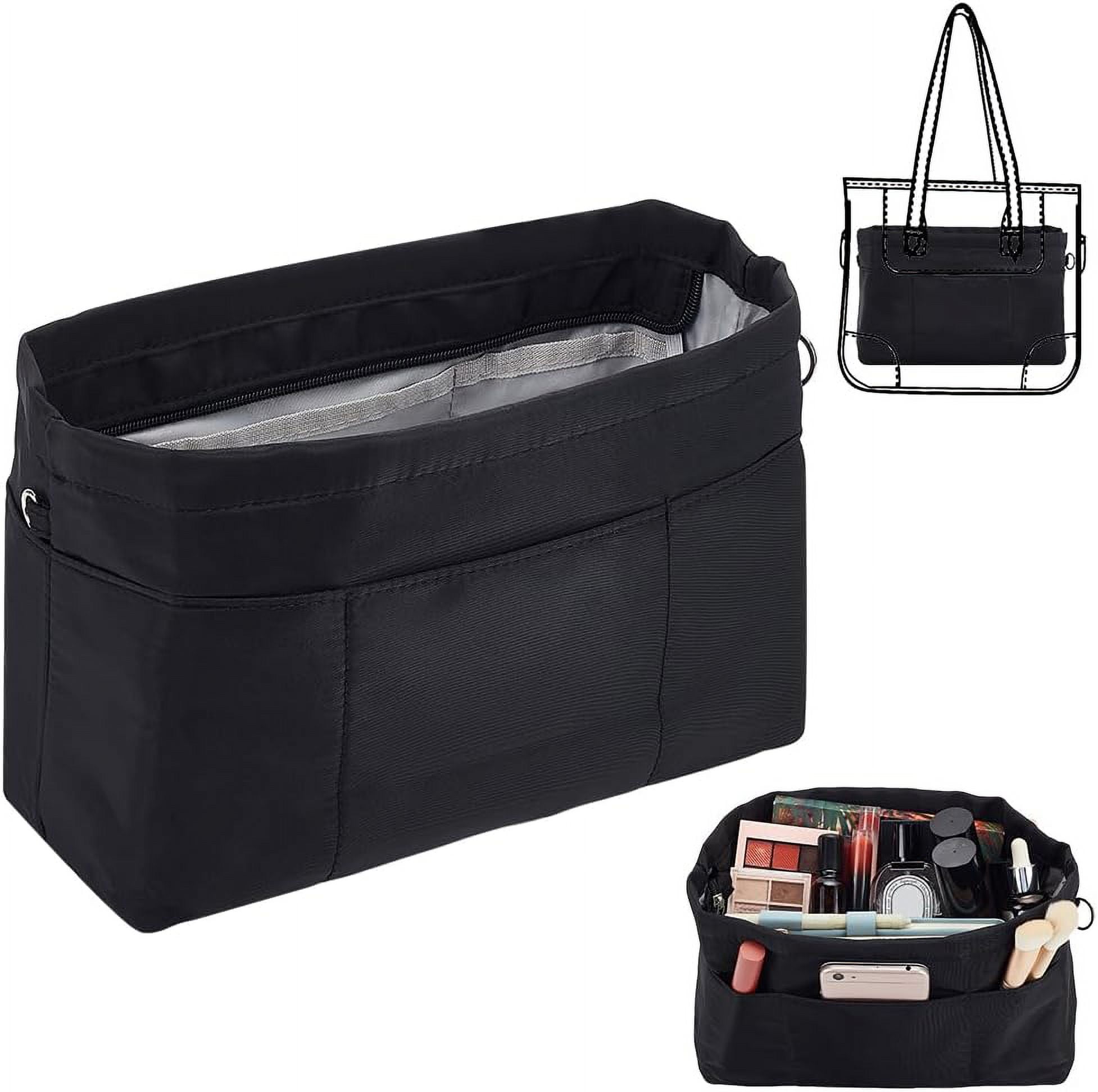 Nylon Handbag Organizer Insert Tote Bag Organizer Insert Multi-Pocket ...
