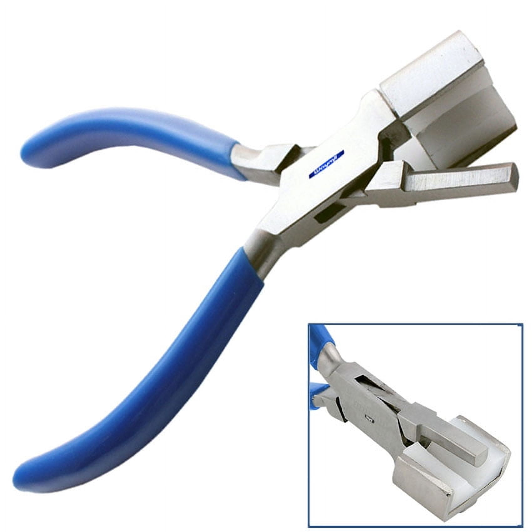 Nylon Jaw Pliers Ring Bending Forming Plier with V-Shape Block Shaping ...