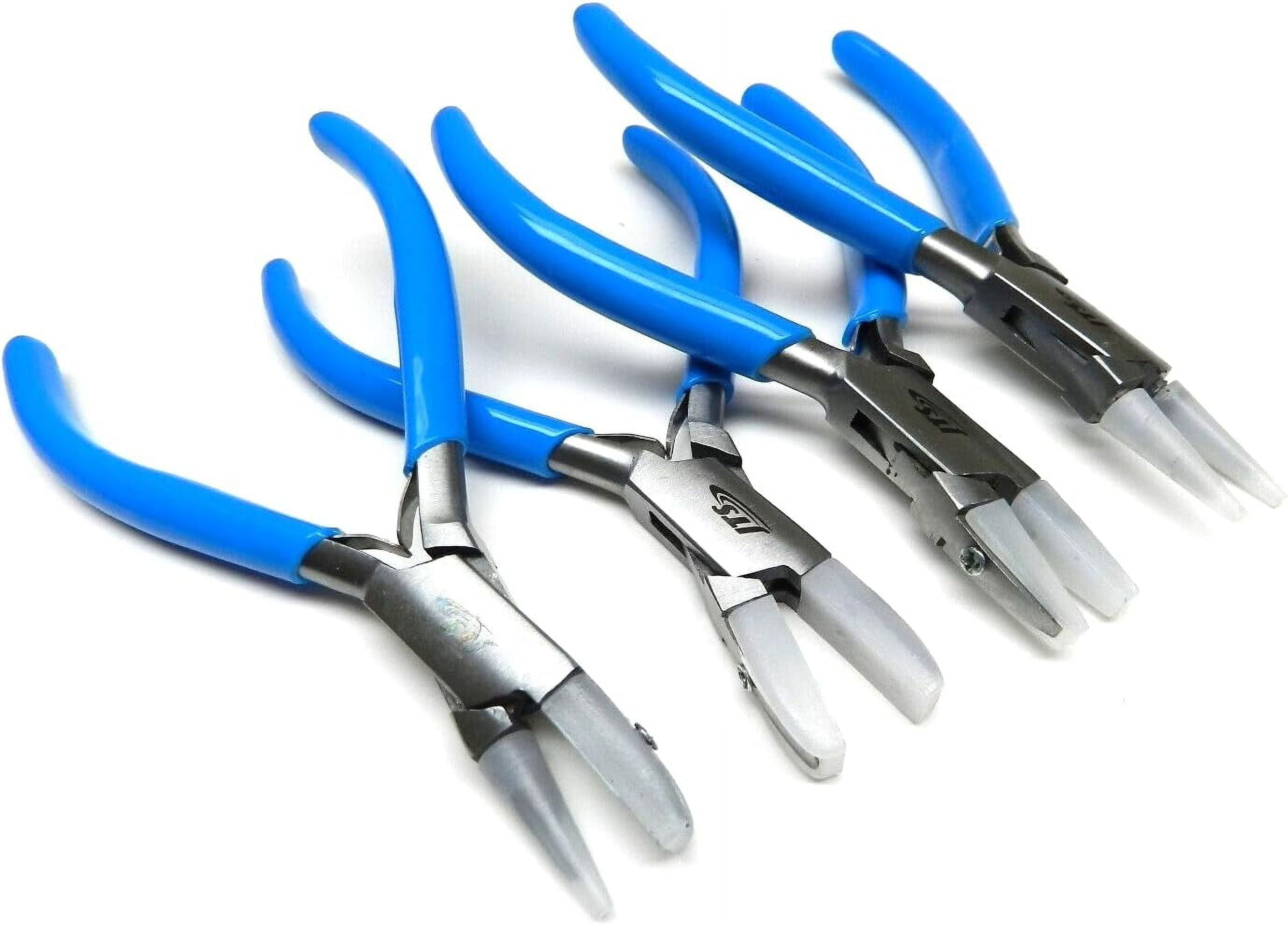 Nylon Jaw Pliers Set of 4 Jewelry Craft Bead Wire Working Bending ...