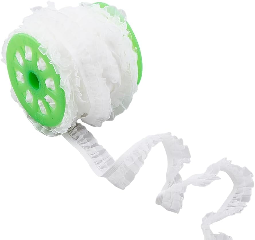 Nylon Layered Pleated Lace Ribbon Wave Edge Lace Trim Clothes ...