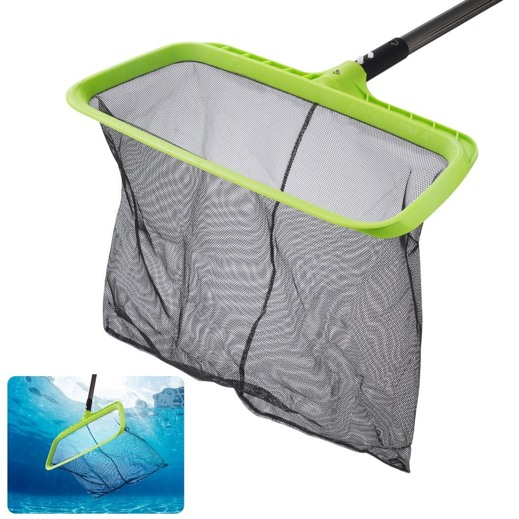 Nylon Leaves Skimmer Net for Swimming Pool Fish Pool, Heavy-duty Pools ...