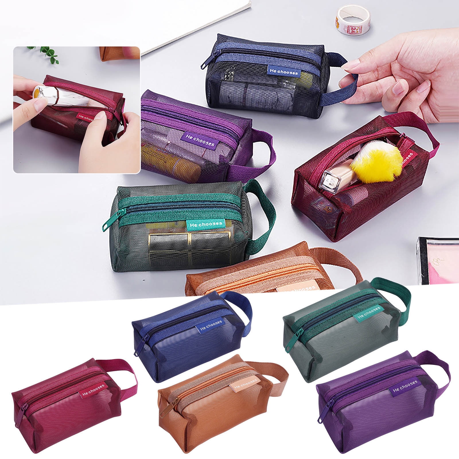 Nylon Mesh, Mesh Transparent Storage Bag, Nylon Mesh Card Storage Bags ...