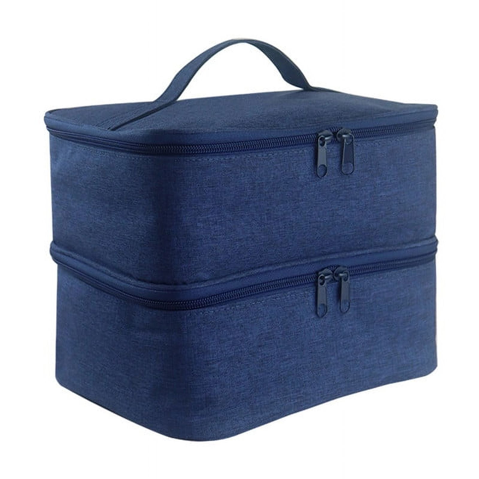Nylon Nail Polish Organizer Bag 9.8" x7.9" x 7.4" Holds 30 Bottles ...