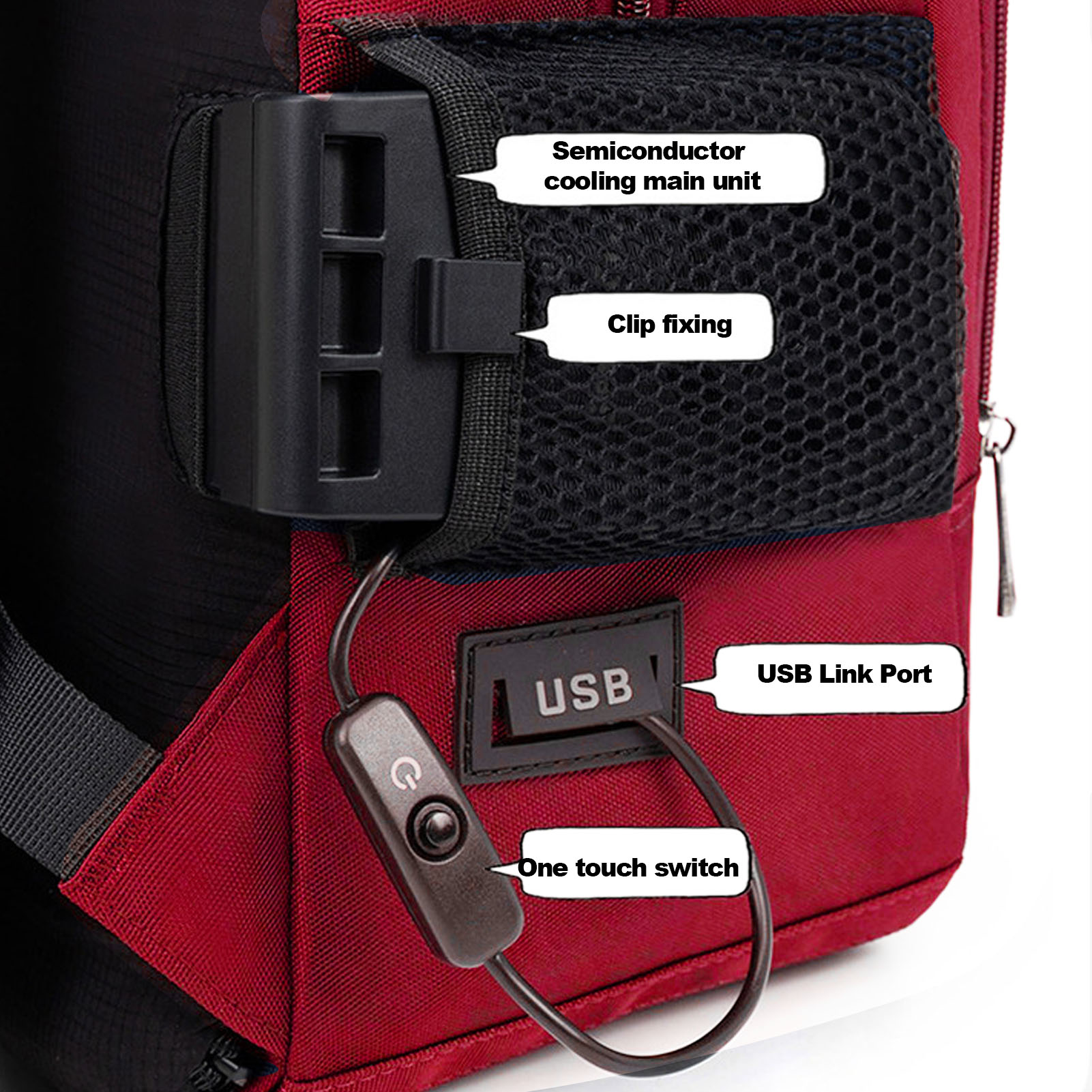 Nylon Outdoor Backpack With Cooling System, Stay Cool Dry With ...
