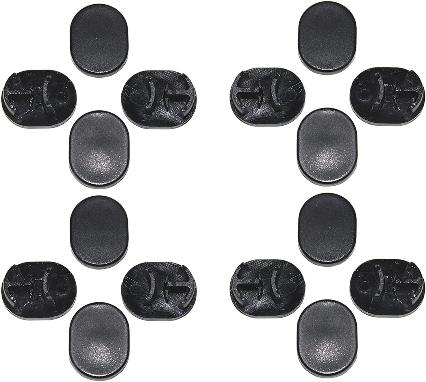 Nylon Oval Sling Insert END CAPS 1-1/8" x 7/8" Fits Brown Jordan Black ...