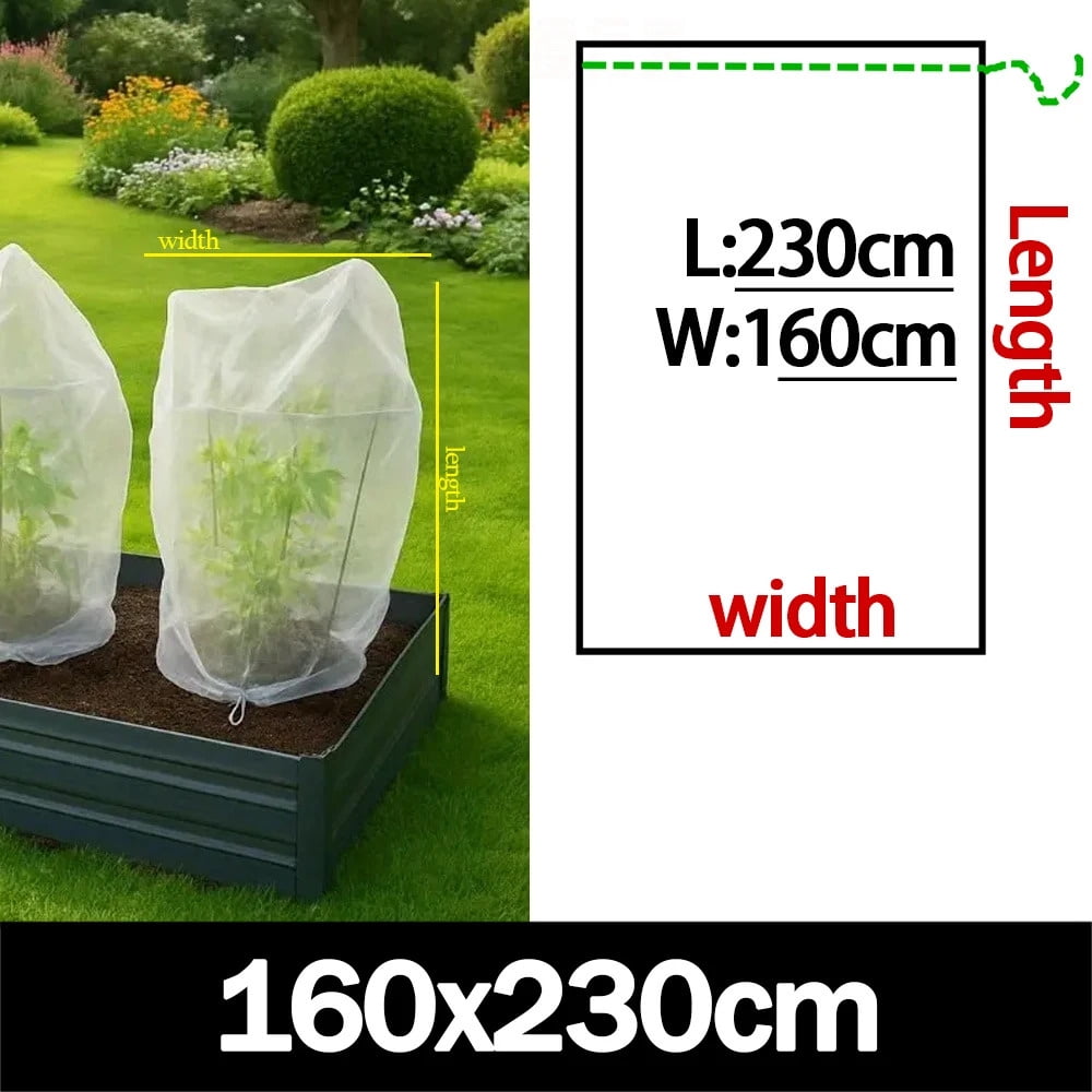 Nylon Plant Protection Netting Mesh Bag Cover for Fruit Vegetable Tree ...