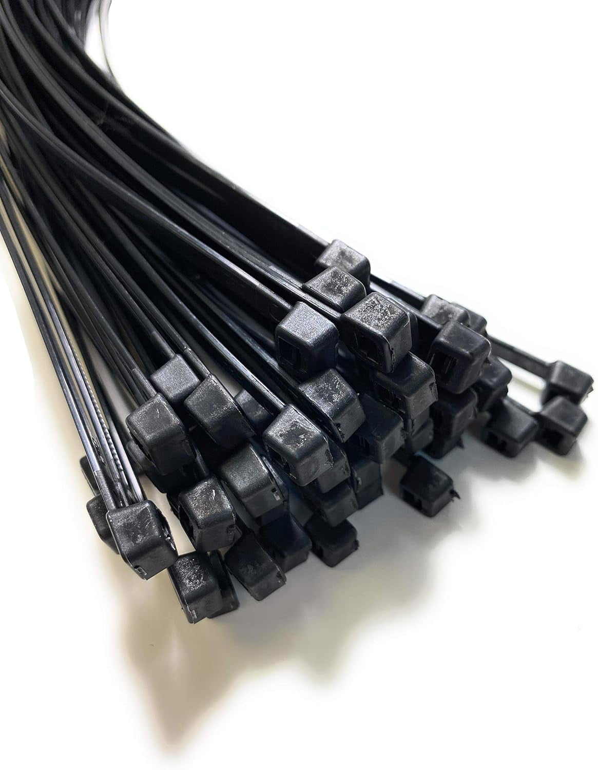 Nylon Plastic Cable Ties Long and Wide Extra Large Zip Ties Black and ...