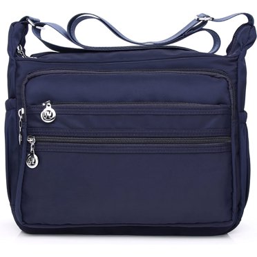 LAVA Women Crossbody Bags Waterproof Nylon Shoulder Purses Messenger Bag for Travel Sports (Gray ...