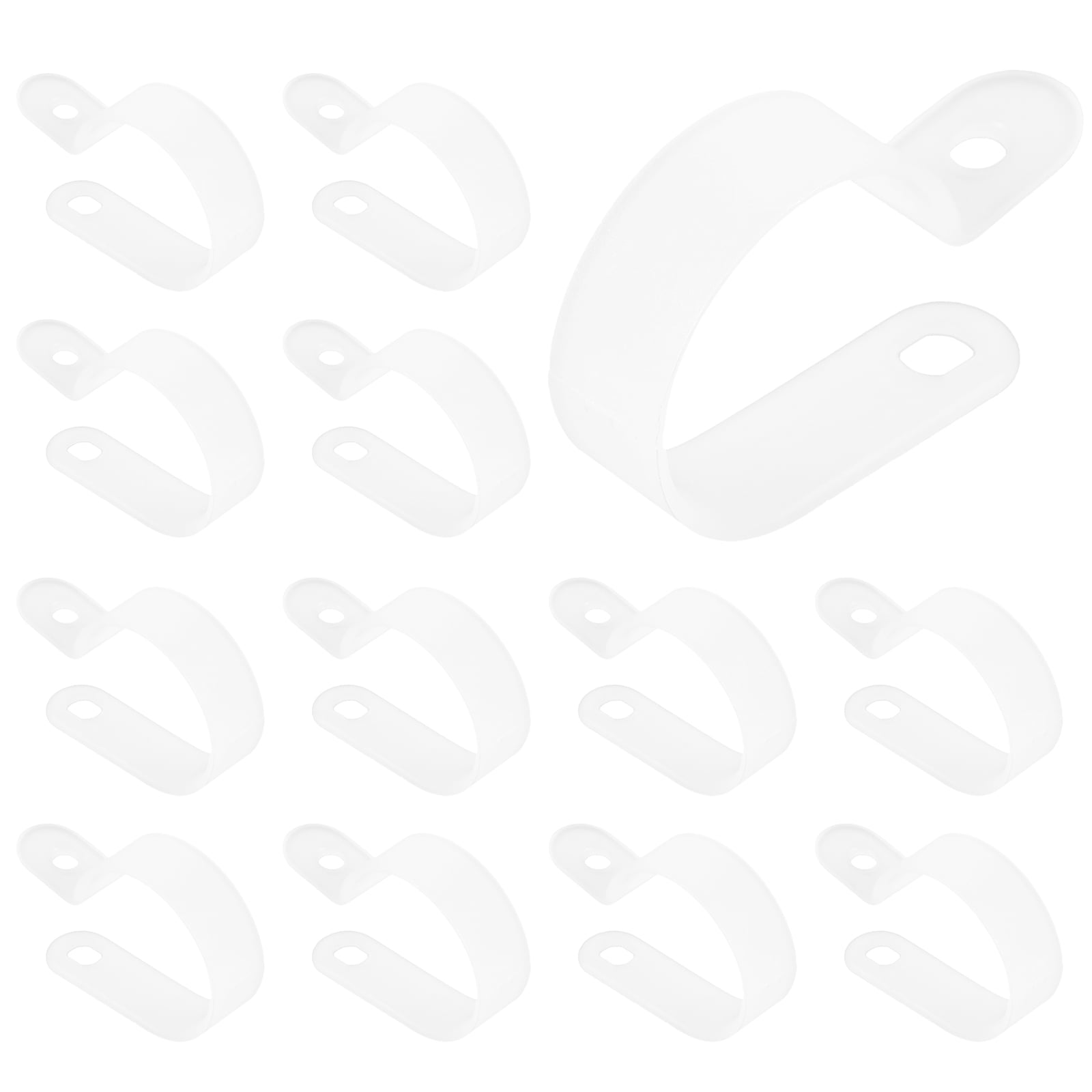 Nylon R-type Cord Clip Organizer 20 Pcs Rope Light Clips Outdoor Lights ...