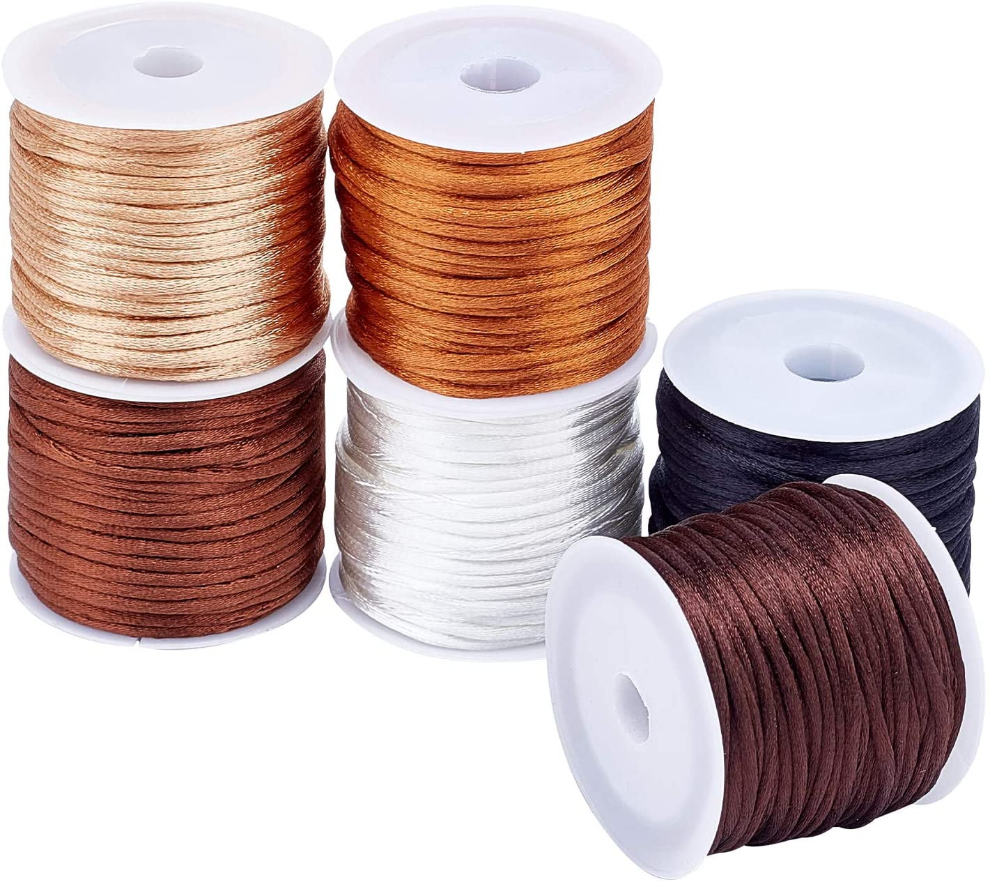 Nylon Rattail Satin Cord Beading String for Chinese Knotting Jewelry ...