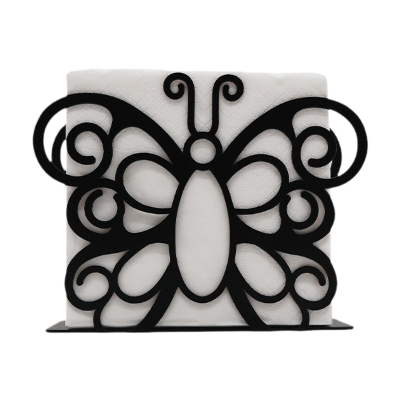 SiaBiced Napkin Holder for Table Iron Metal Napkin Holder for Kitchen ...