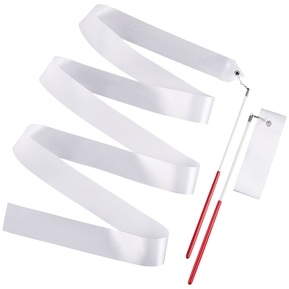 Nylon Ribbon Dance Wand Rhythmic Gymnastics Ribbon Streamers Equipment ...