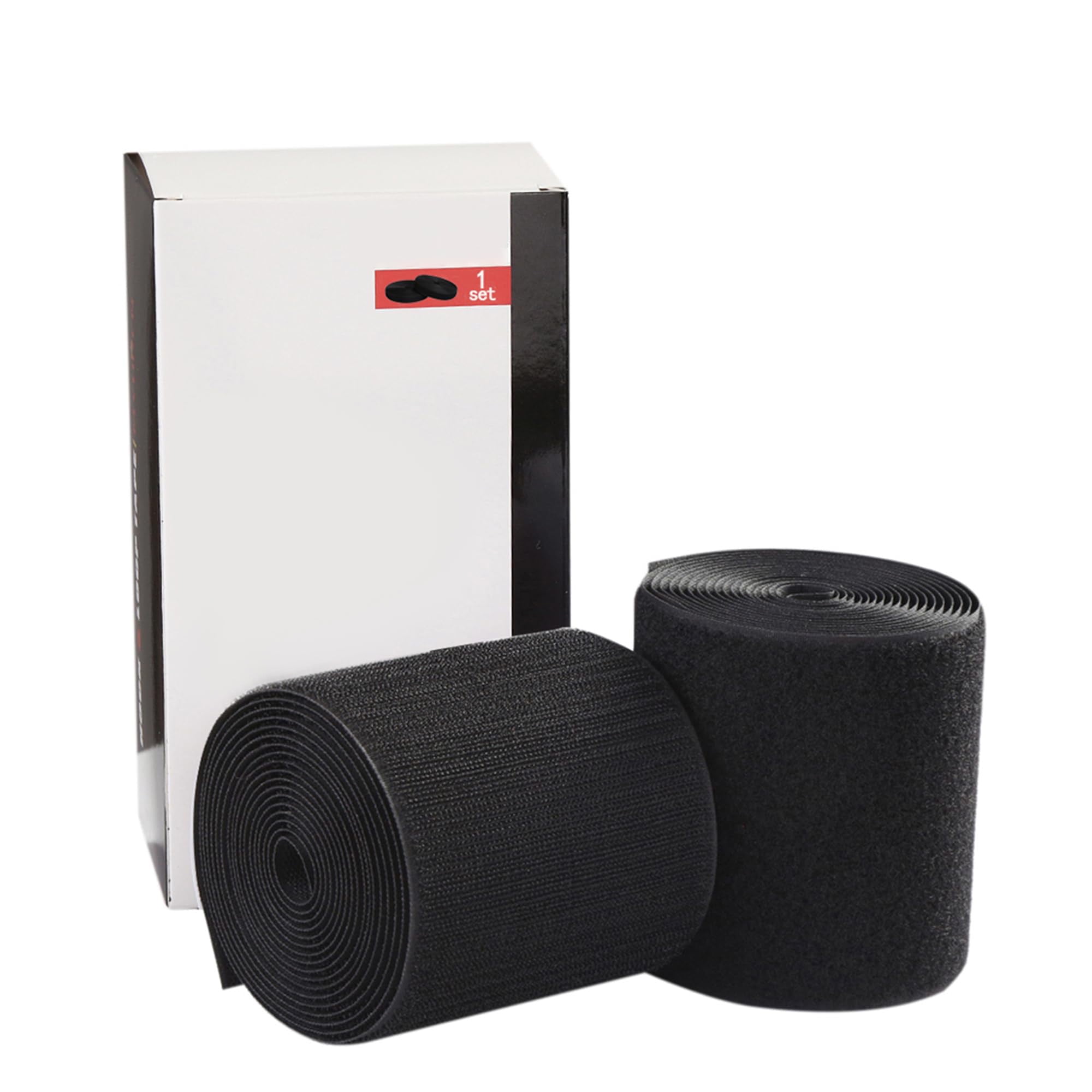 Nylon Sew On Hook and Loop Fastener, 4 Inch Wide Non-Adhesive Strips ...