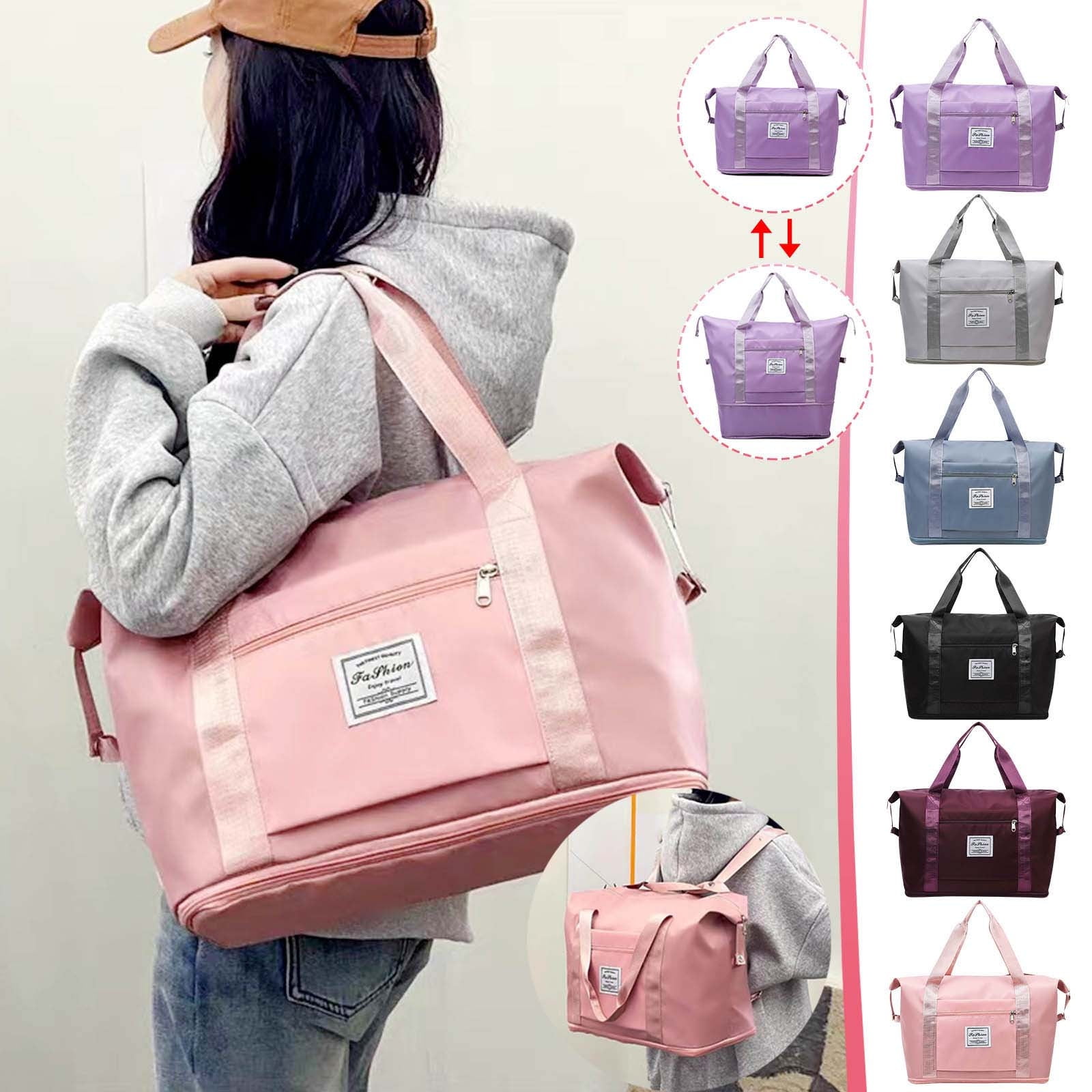 Nylon Shoulder Crossbody Bag – Lightweight Foldable Travel Bag with ...