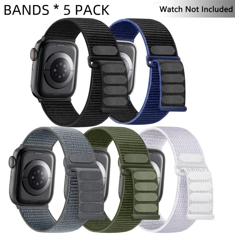 Nylon Smart Watch Band, Velcro Sport Loop Watch Band, Replacement Watch ...