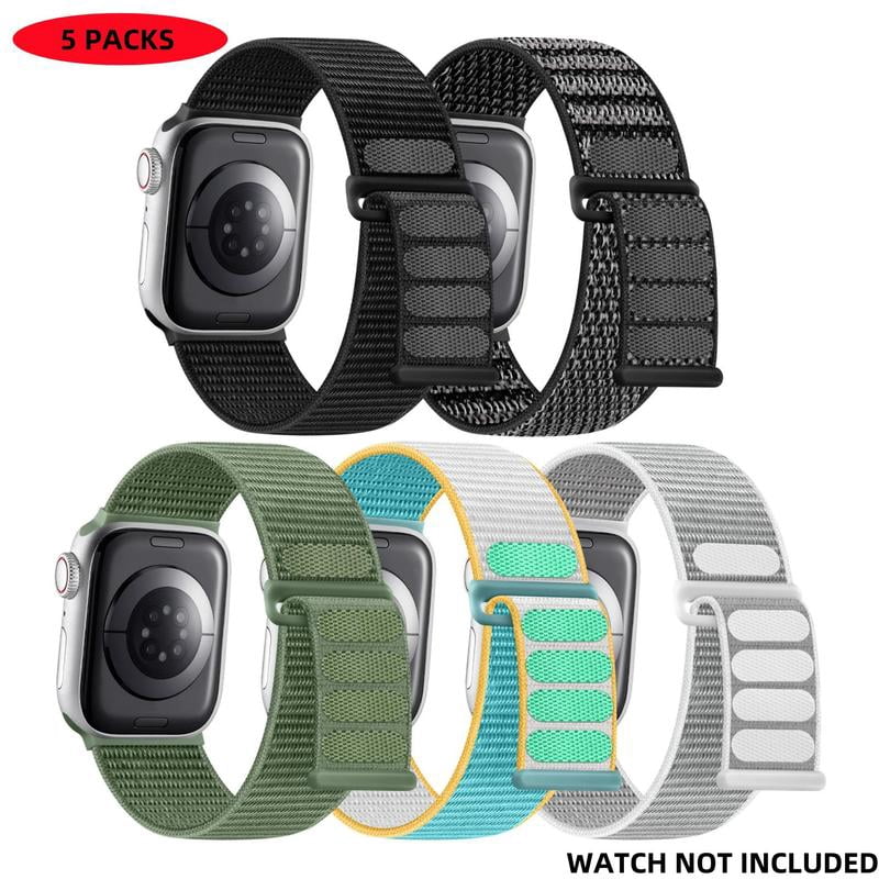 Nylon Smart Watch Band, Velcro Sport Loop Watch Band, Replacement Watch ...