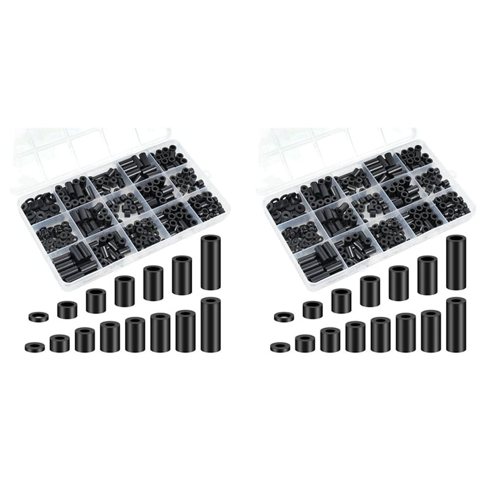 Nylon Spacers, Plastic Spacers Washers Assortment Kit, 690 Pcs ...