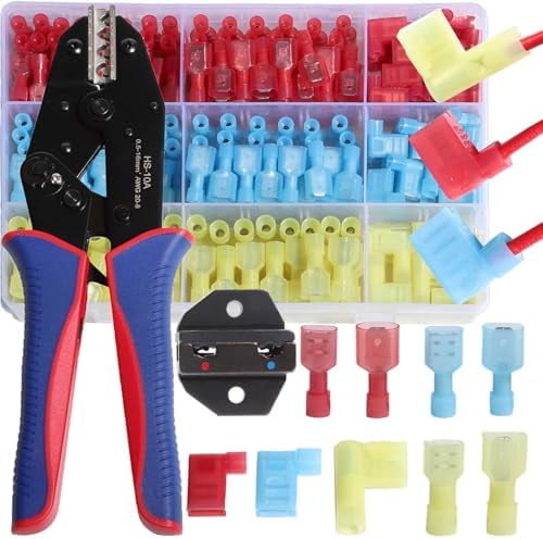 Nylon Spade Connector Right Angle Kit 90 Degree Terminal Quick ...