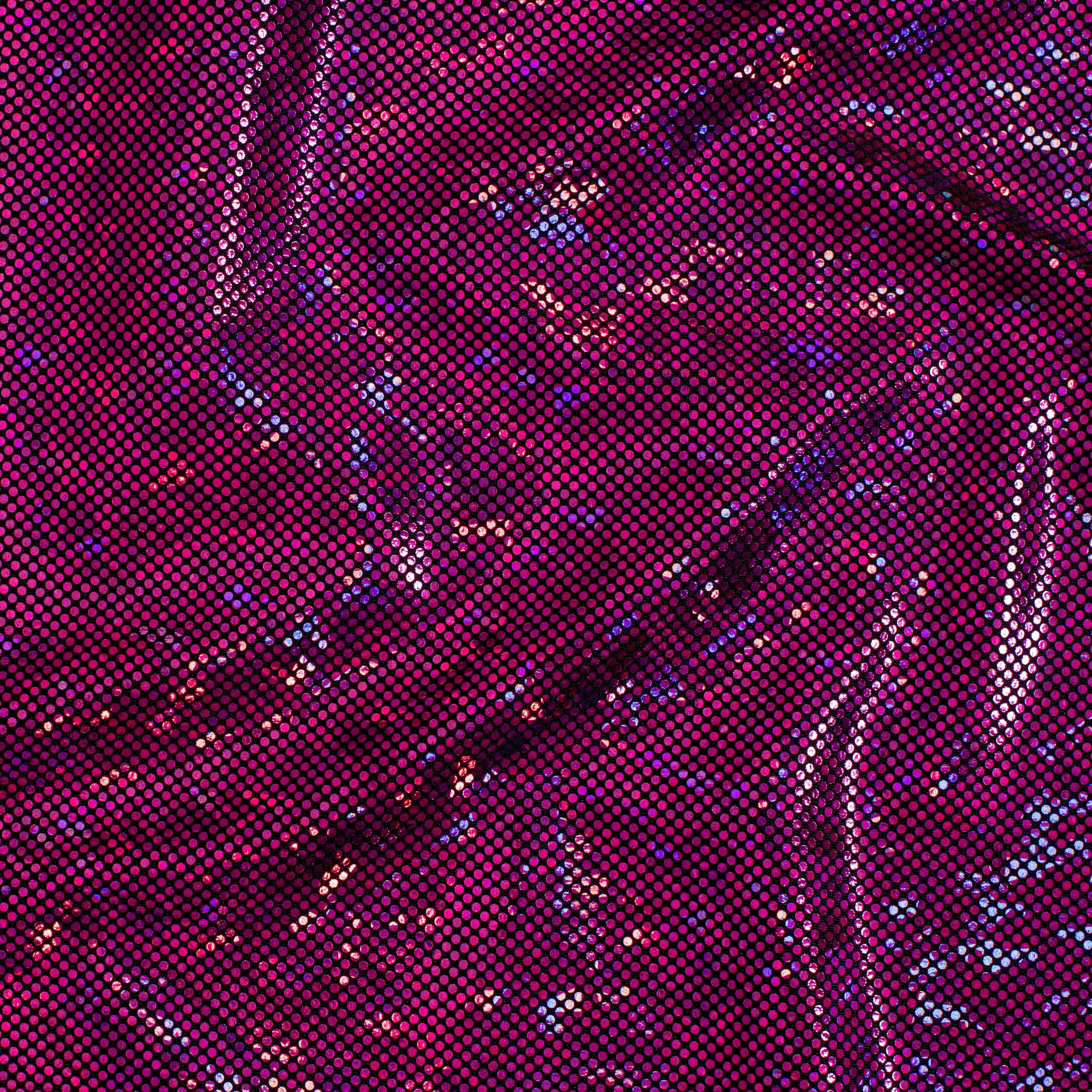 Nylon Spandex Fabric with Shatter Glass Hologram Design | Spandex ...