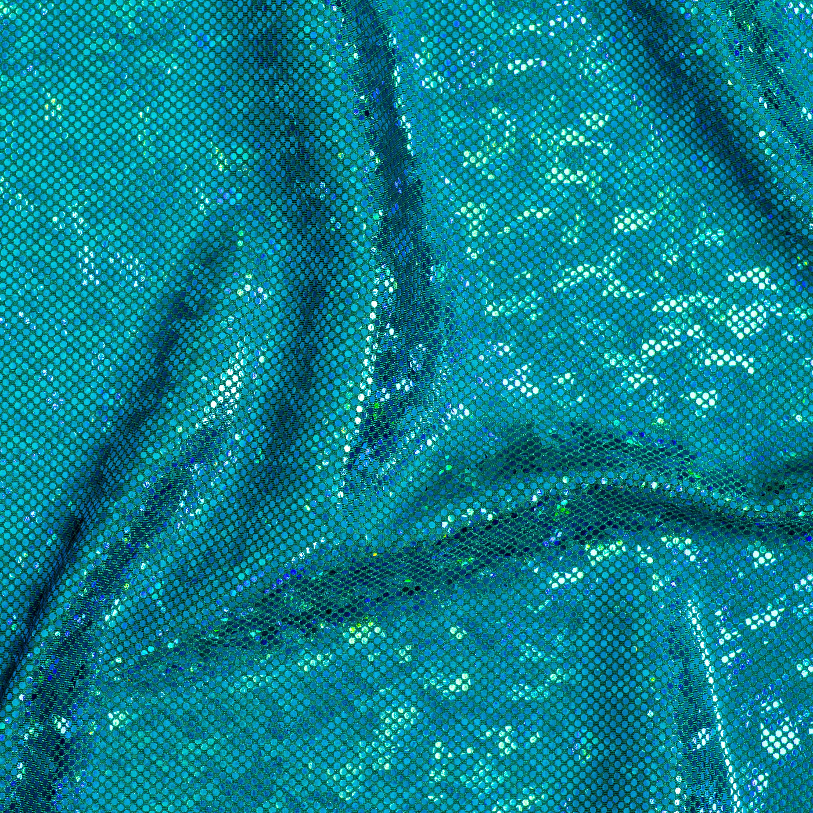 Nylon Spandex Fabric with Shatter Glass Hologram Design | Spandex ...