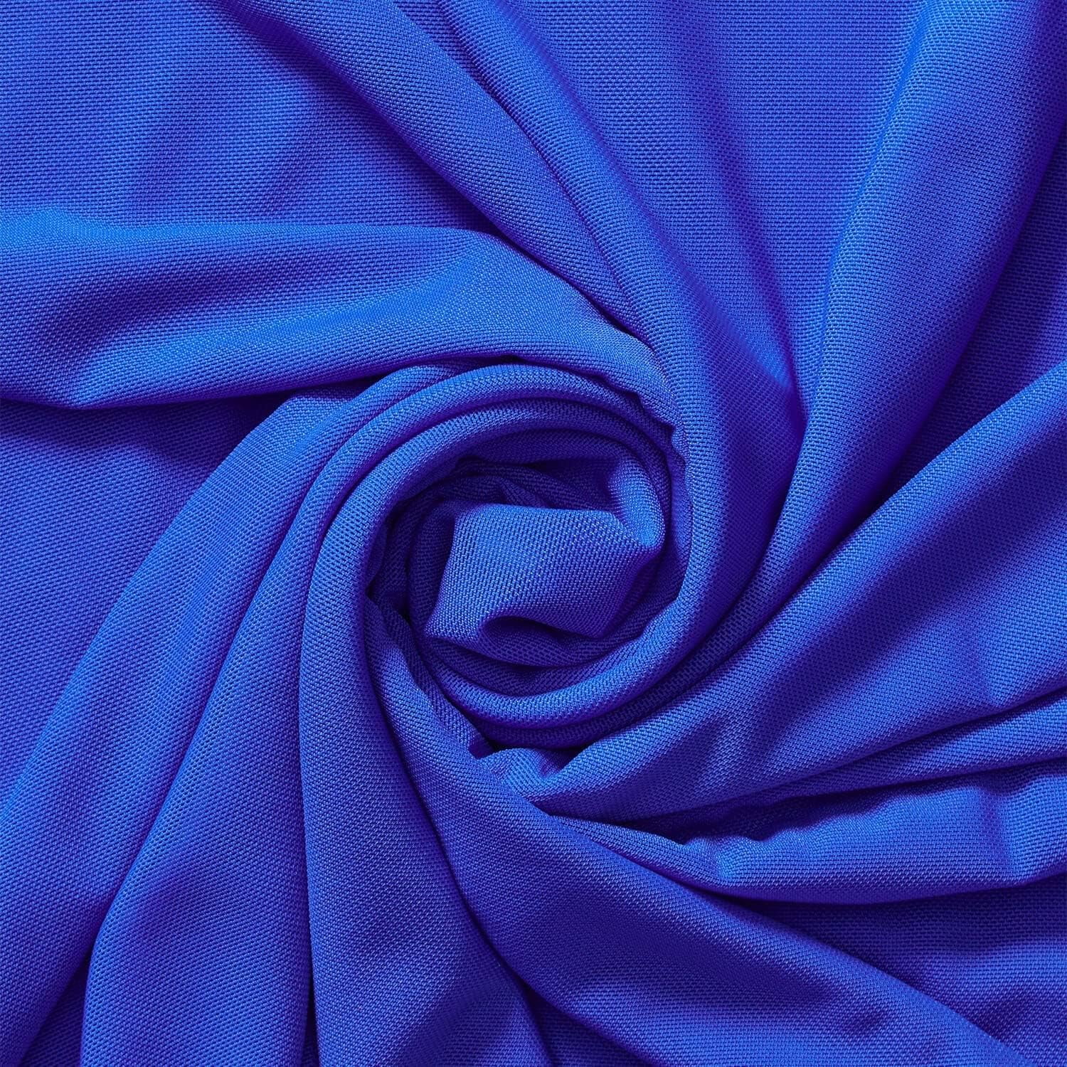 Nylon Spandex Swim Yoga Active Wear 80/20 Royal Blue Nylon Spandex ...