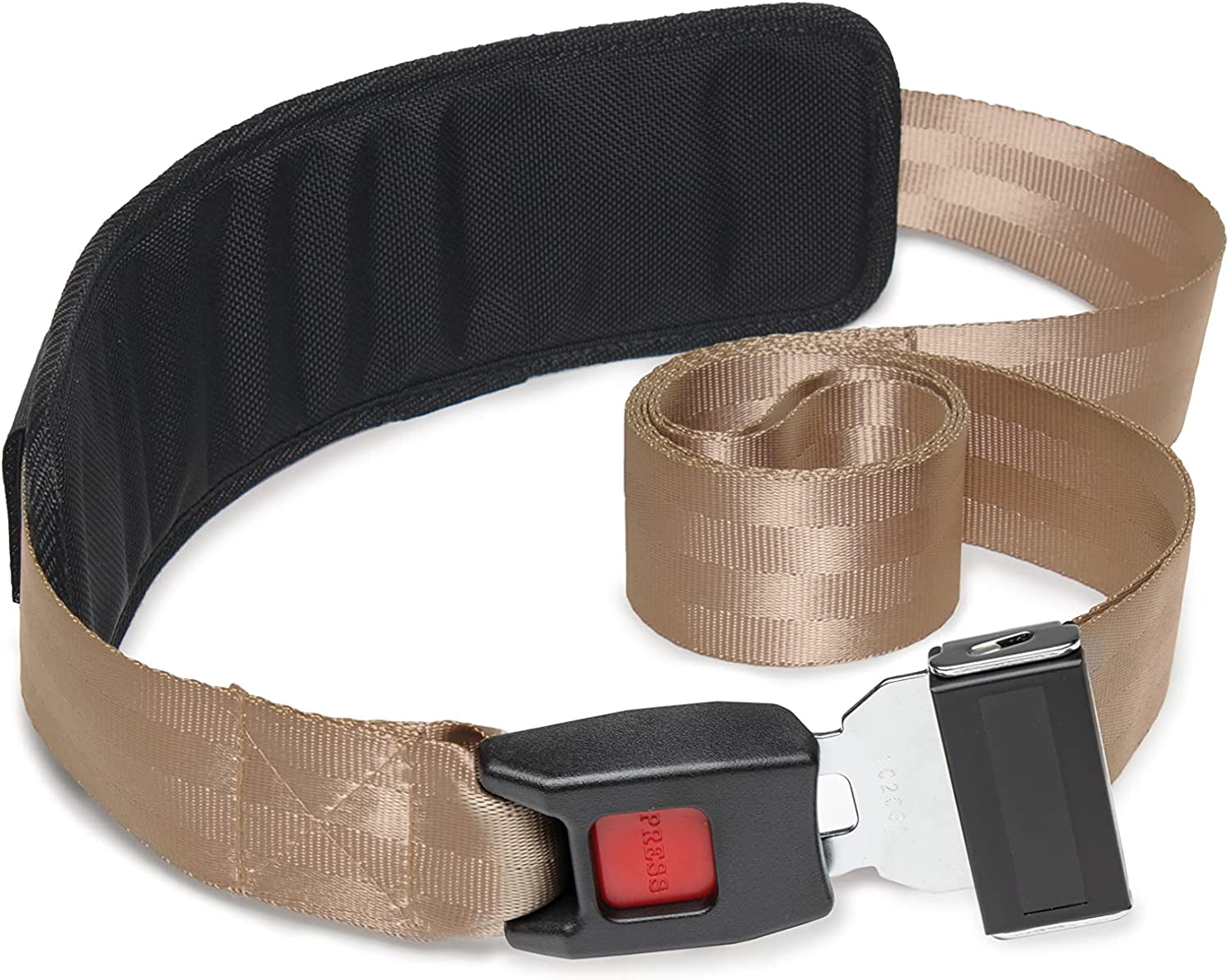 Nylon Strap with Pad and Push Button Buckle Release for Traction and ...