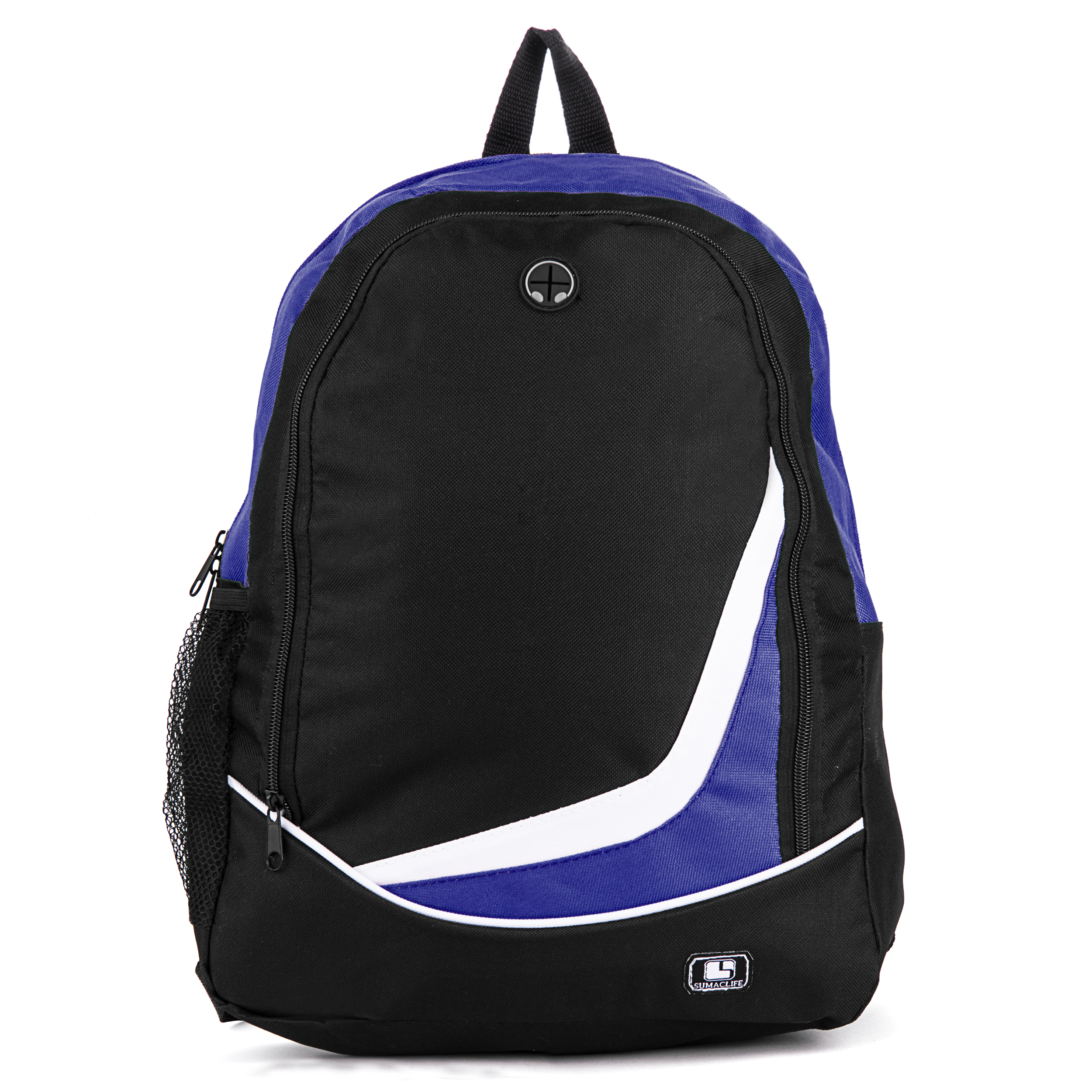 Nylon Student's Large School Backpack with Multiple Compartments ...