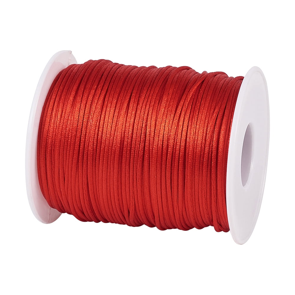 Nylon Thread for Jewelry Making Red 1.5mm about 109.36 yards(100m)/roll ...
