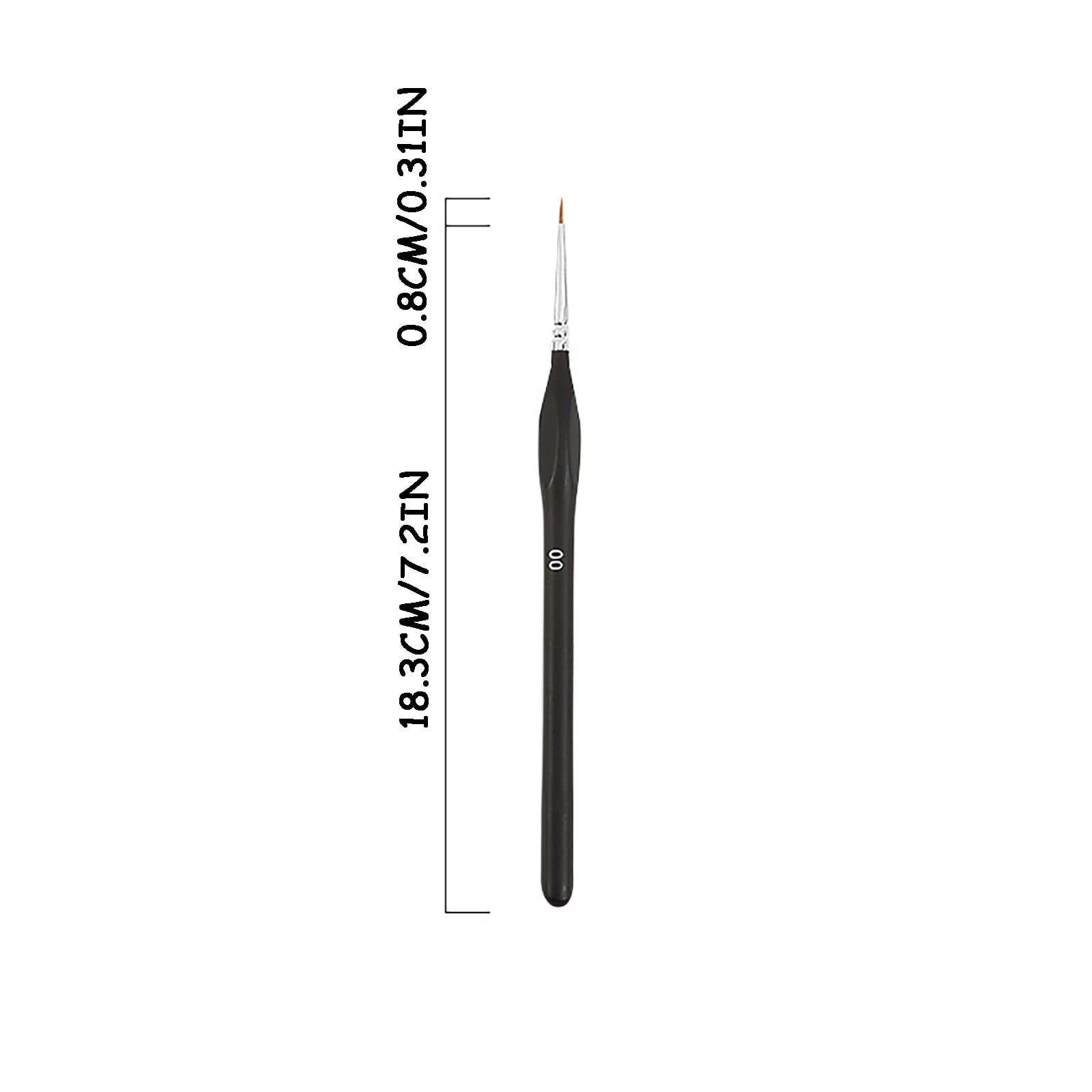 Nylon Tip Hook Line Painting Brush - Watercolor Gouache Oil Acrylic Art ...