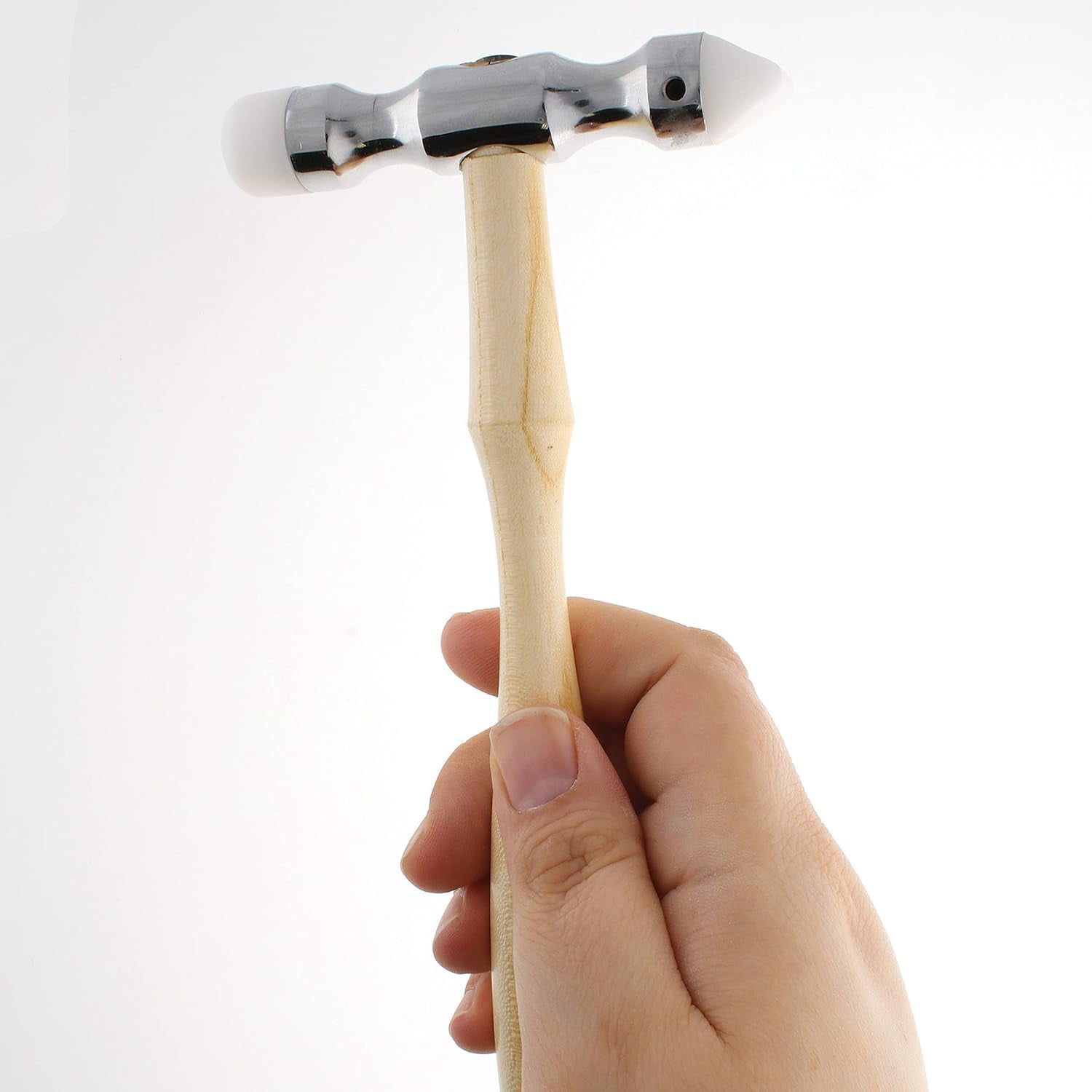 Nylon Tipped Forming, Raising Etc. Hammer With 9 Interchangeable Tips ...