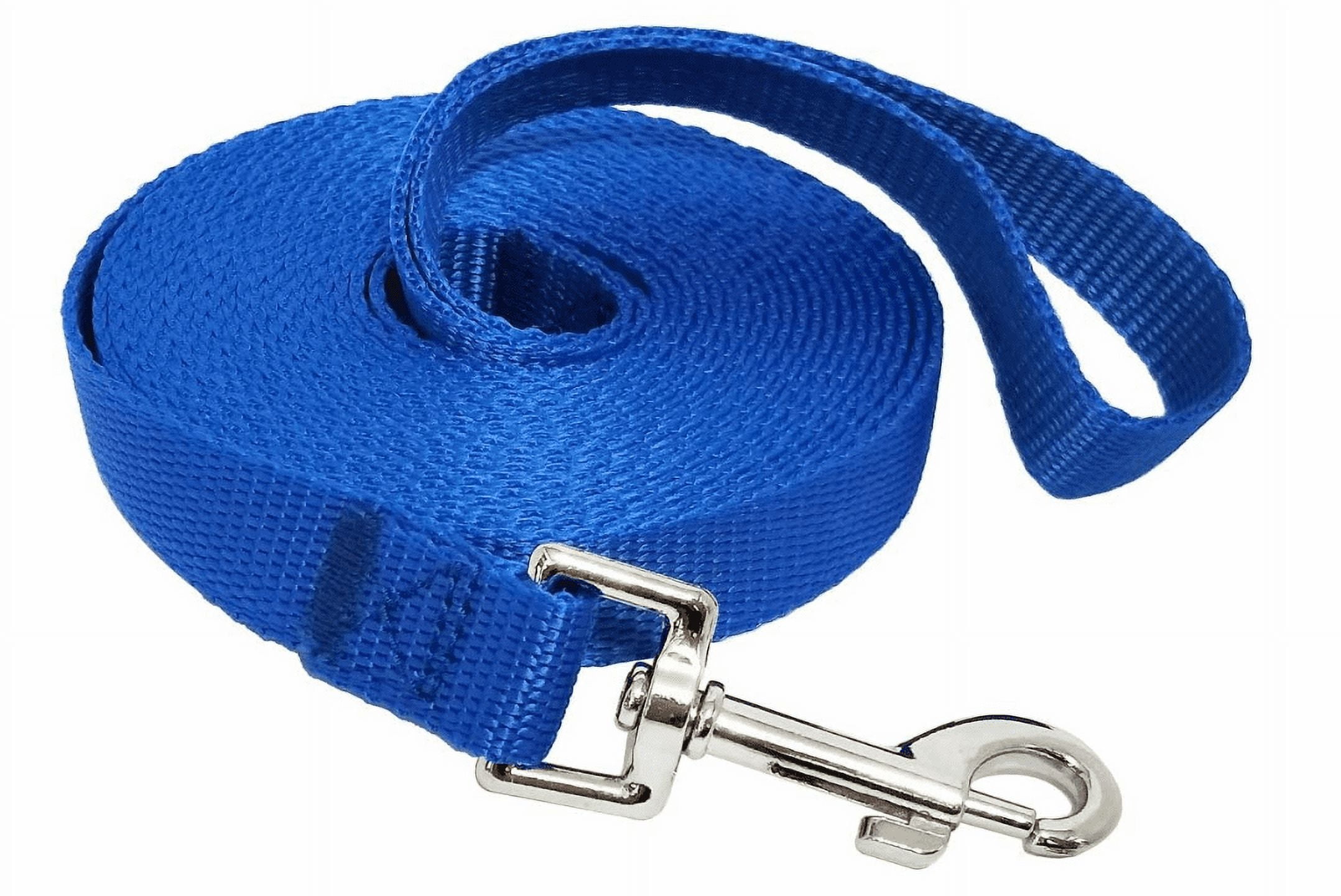 Nylon Training Dog Leash for Small Medium Large Dogs, 10ft 15ft 20ft ...