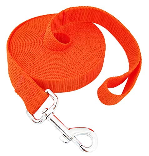 Nylon Training Dog Leash for Small Medium Large Dogs,1 Inch Wide,20ft ...
